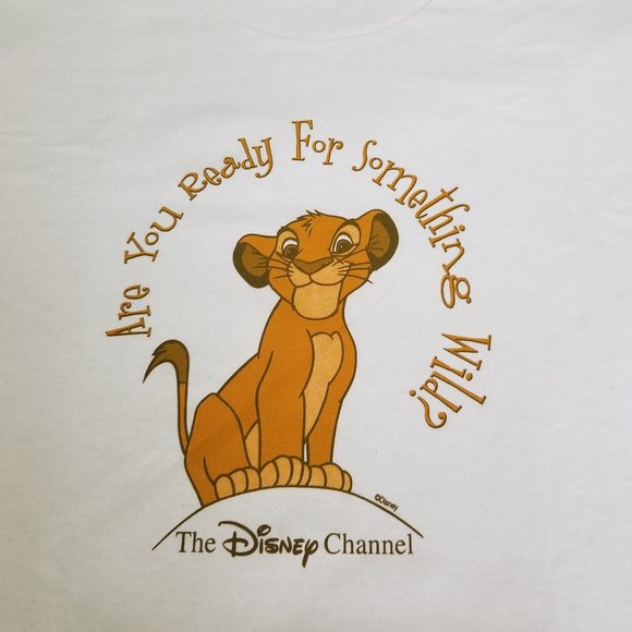 Disney | Shirts | Vintage 9s Disney Channel Lion King Simba T Shirt ...